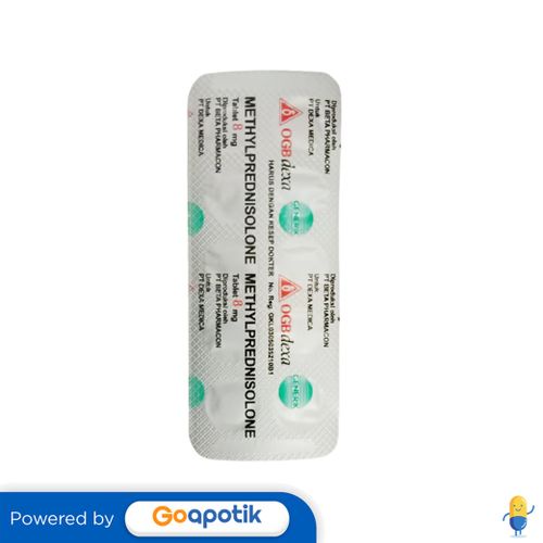 Jual METHYLPREDNISOLONE 8 MG OGB DEXA MEDICA STRIP 10 TABLET | Shopee ...