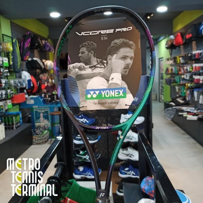 Jual Yonex VCore Pro 97H 2022 3rd Gen Green Purple Japan ( Raket Tenis ...
