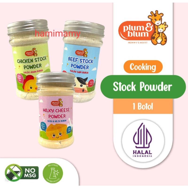 Jual Stock Powder Plum Blum Kaldu MPASI Baby Bayi Beef Chicken Cheese ...