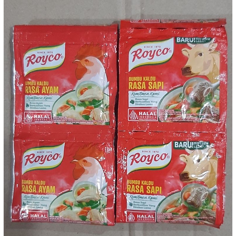 Jual Royco Rasa Ayam dan Sapi ( 1 Renceng isi 12 sachet ) | Shopee Indonesia