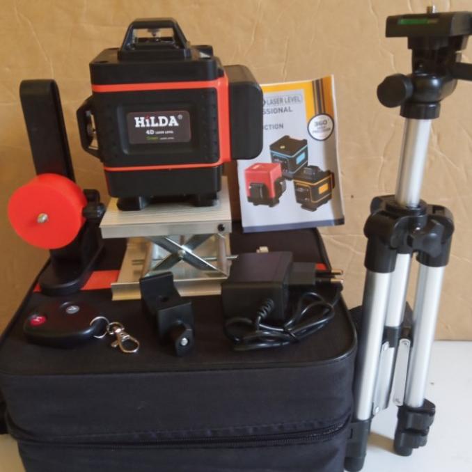 Jual Mesin Self Leveling Laser 4D 16 Line with Remote warna green ...