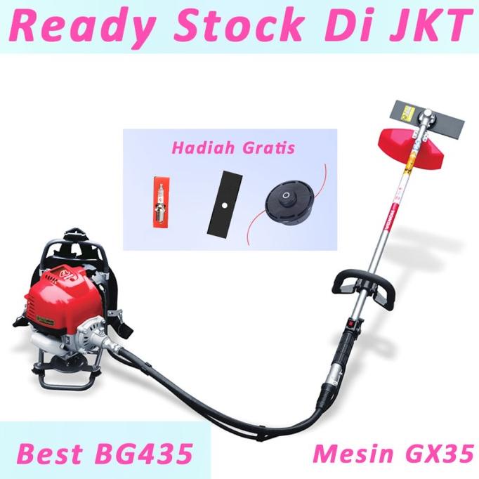 Jual Mesin Potong Rumput 4 Tak Honda Gx35 Pisau Gendong Bg435 Brush Cutter | Shopee Indonesia