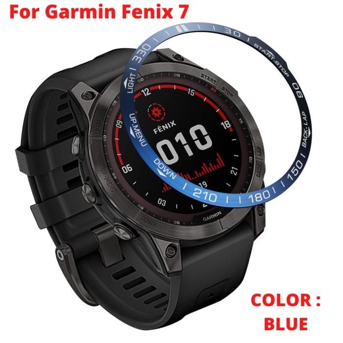 Jual Metal Bezel Ring Casing Case Garmin Fenix 7S 7 7X Stainless Steel ...