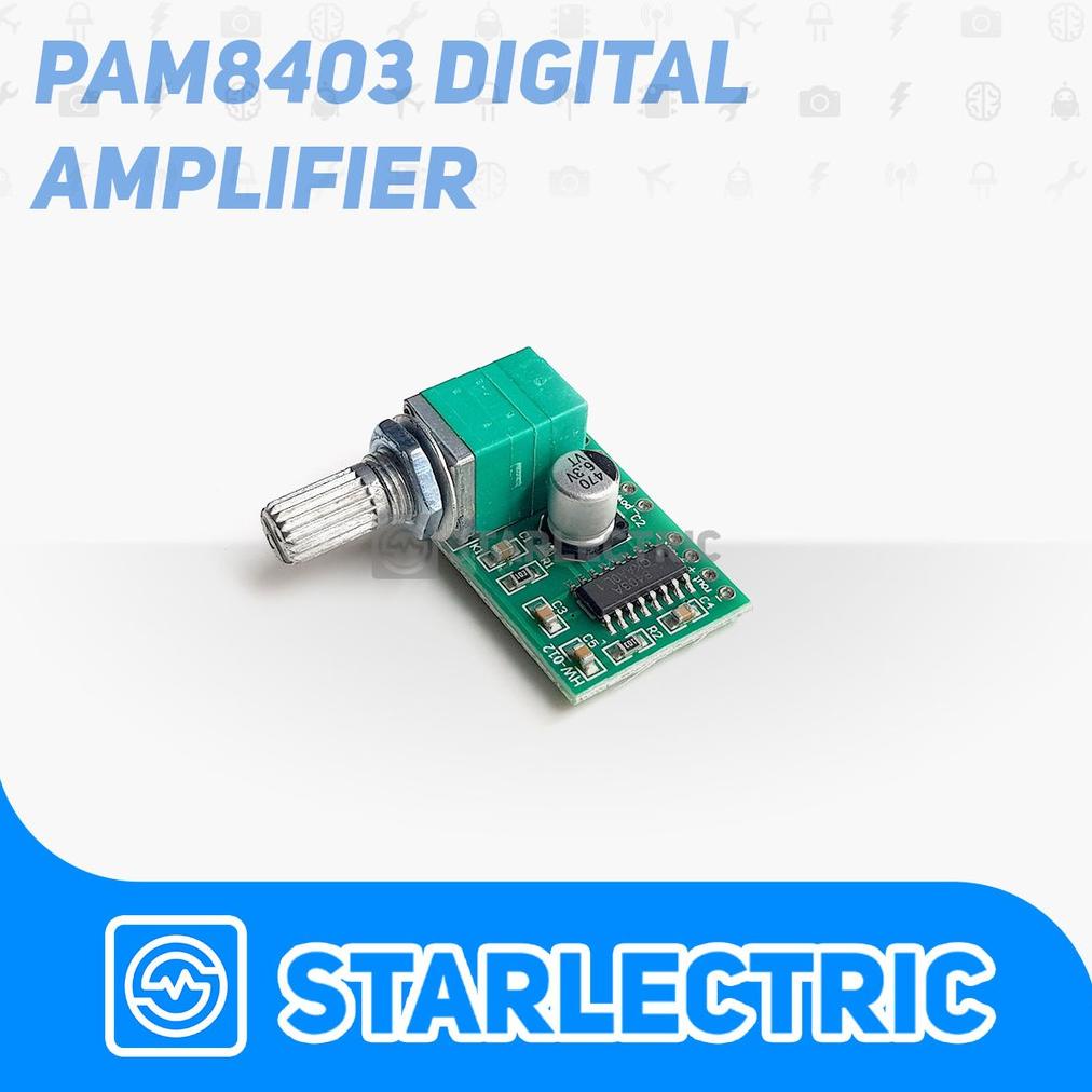 Jual New Pam8403 Mini 5V Digital Amplifier Board Stereo 2 Channel 3W ...