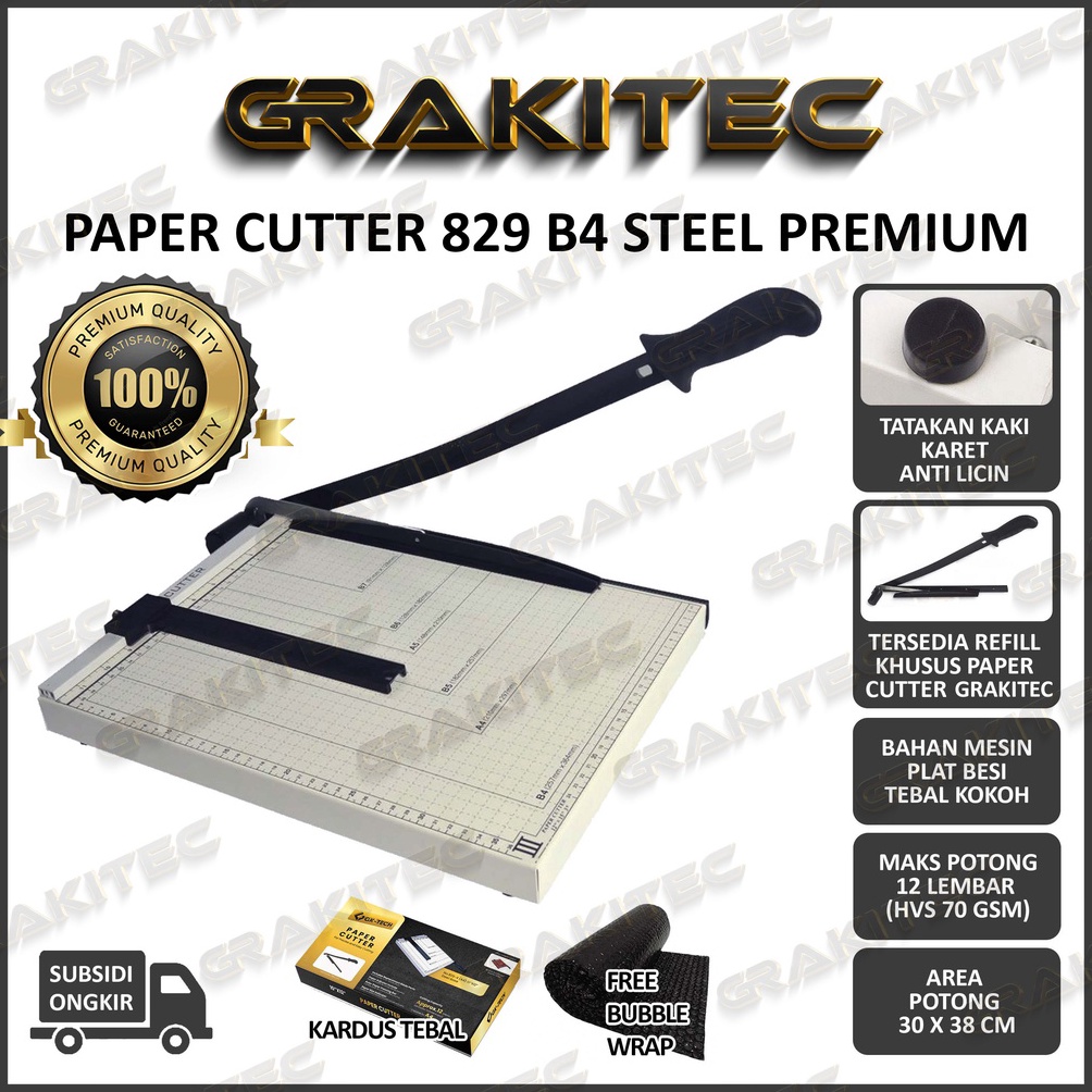 Jual [SLV87] Paper Cutter B4 Lebih Besar Dari F4 ( Alat Potong Kertas ...