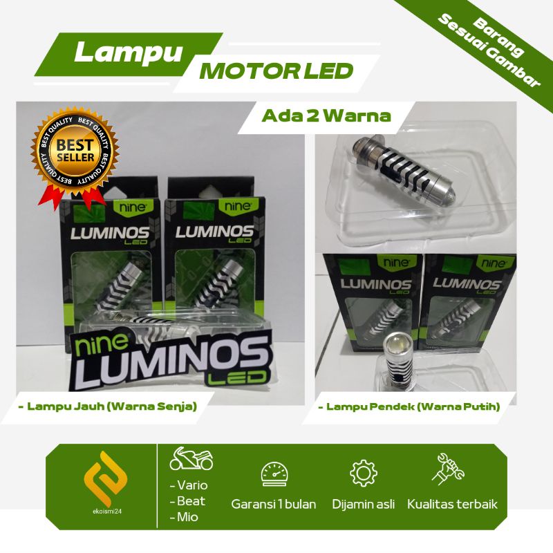 Jual LAMPU DEPAN MOTOR LED H6 LS2 LASER 2 WARNA HI LOW PUTIH KUNING + SENJA BIRU PNP AC DC MOTOR ...