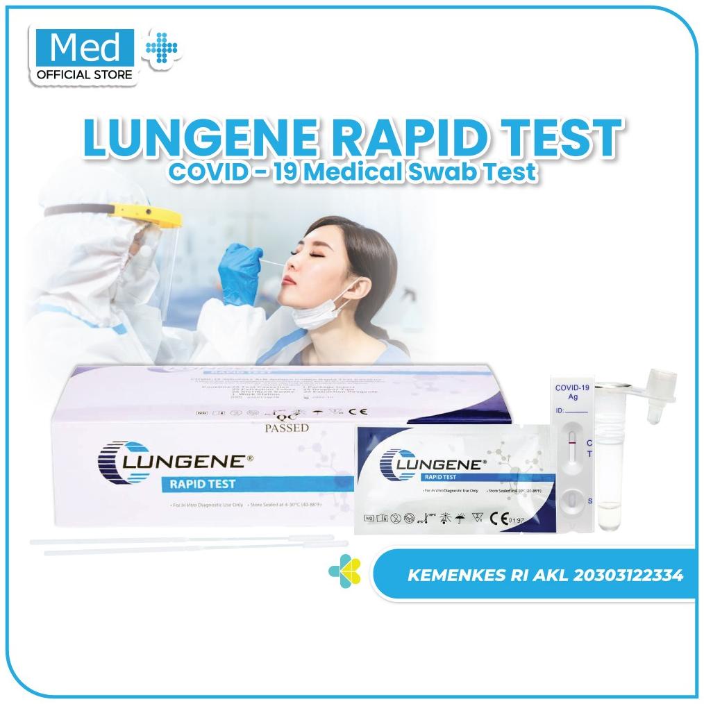 Jual New Med+ Clungene Covid-19 Antigen Rapid Test / Alat Test Swab ...