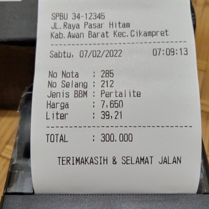 Jual Printer SPBU (Aplikasi Saja) | Shopee Indonesia