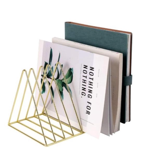 Jual Book Shelf Triangle |Rack Magazine Penyangga Buku Rak Buku Majalah ...