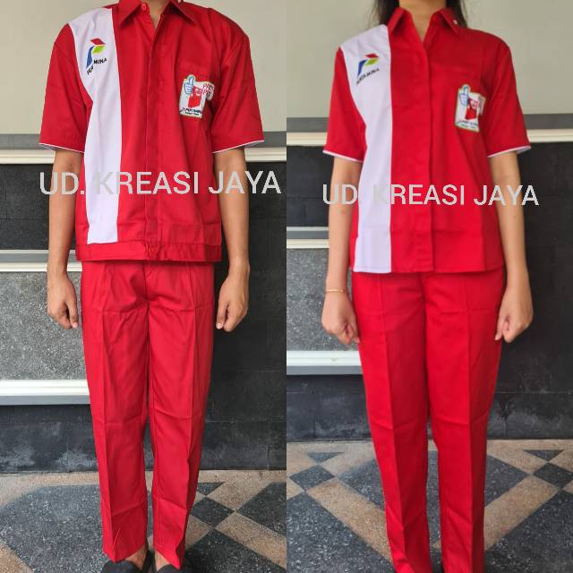 Jual SERAGAM SPBU PEMINA BAJU + CELANA (OPERATOR, MANAJER, OB, TEKNISI ...