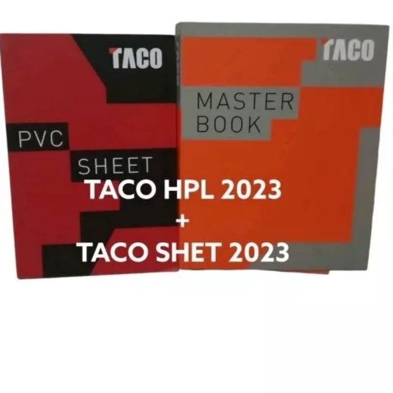 Jual CATALOK TACO HPL 2023-2024 KATALOG TACO + CATALOG PVC SHETT ...