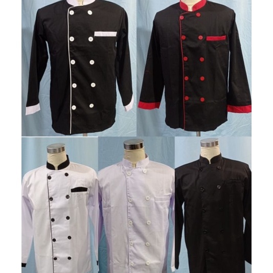 Jual berkualitas Baju Chef-baju koki-Baju koki lengan panjang-baju koki ... Jual berkualitas Baju Chef-baju koki-Baju koki lengan panjang-baju koki ...
