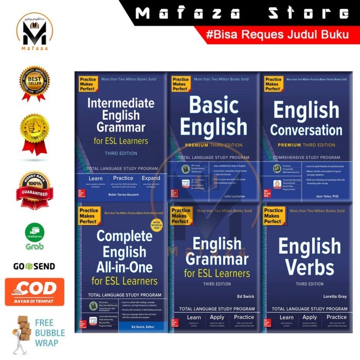 Jual COMPLETE ENGLISH ALL IN ONE BASIC VERBS GRAMMAR CONVERSATION ADVANCED | Shopee Indonesia