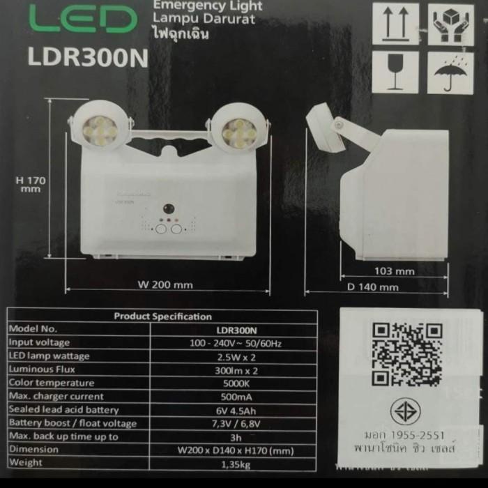 Jual Panasonic Lampu Emergency Twin Spot Ldr400N | Shopee Indonesia