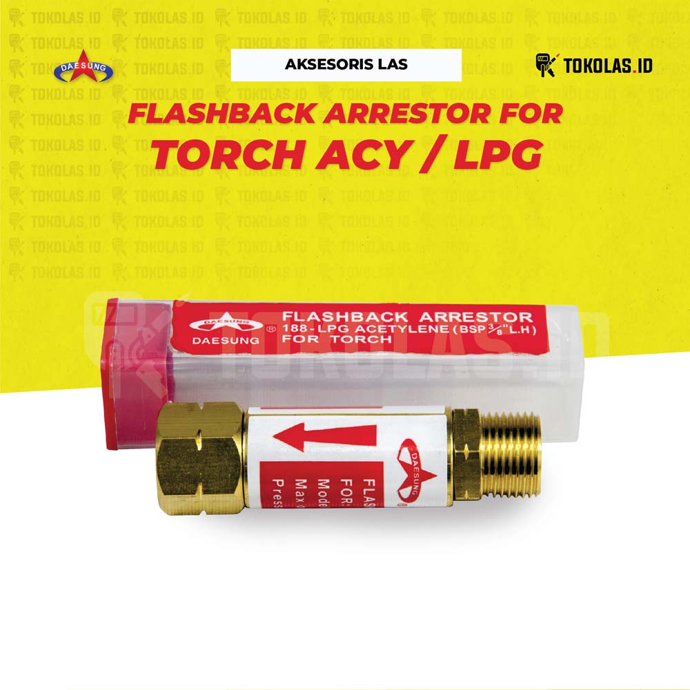 Jual Daesung Flashback Arrestor Pengaman Torch Acetylene Acy LPG Flash ...