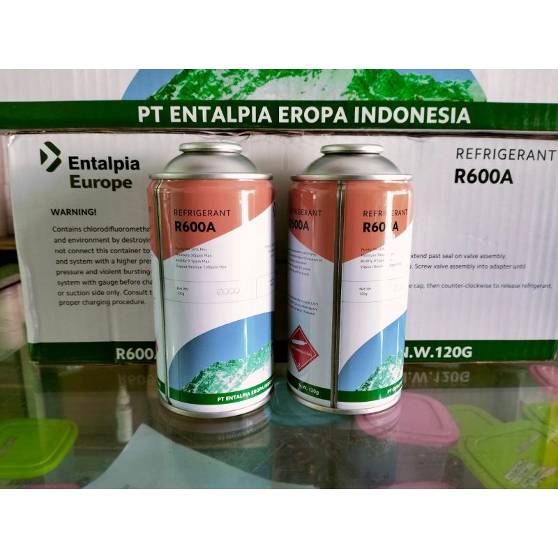 Jual freon entalpia | freon R600a refrigerant | freon kulkas | freon ...