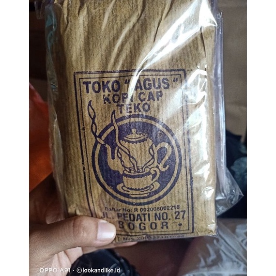 Jual Jajanan THR Kopi Cap Teko 500 Gram Tanpa Gula Produksi Toko Agus ...