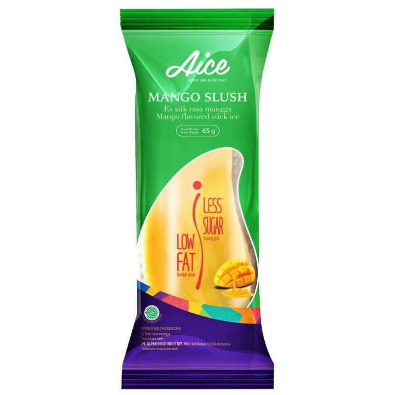 Jual Mango Slush Low Fat Less Sugar - AICE | Shopee Indonesia