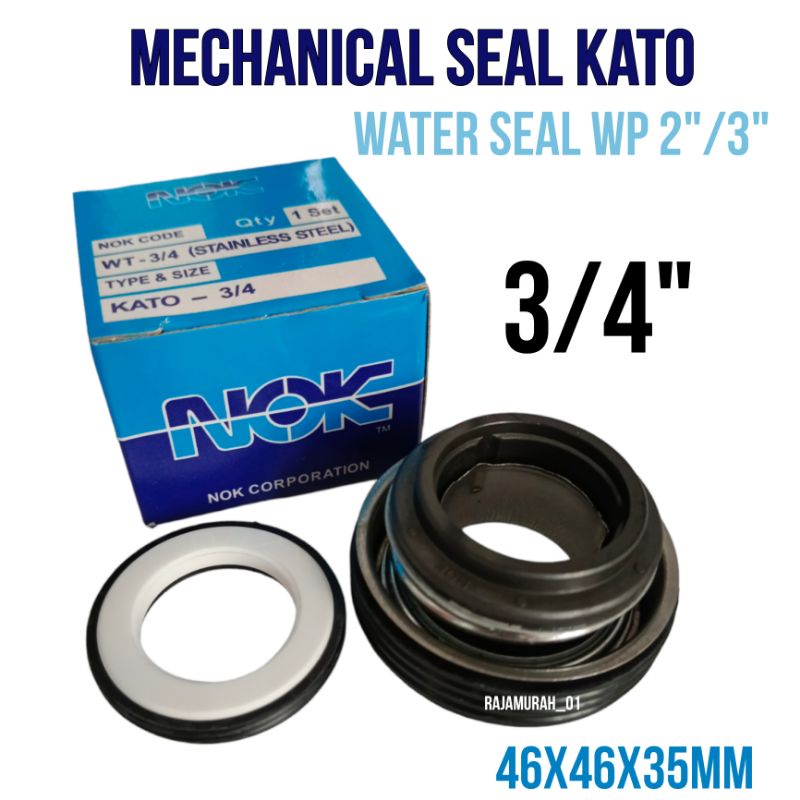 Jual Mechanical Sil Seal Kato 3/4 Mesin Pompa Air Alkon Type Wp50 Wp80 2/3 (5pcs) | Shopee Indonesia