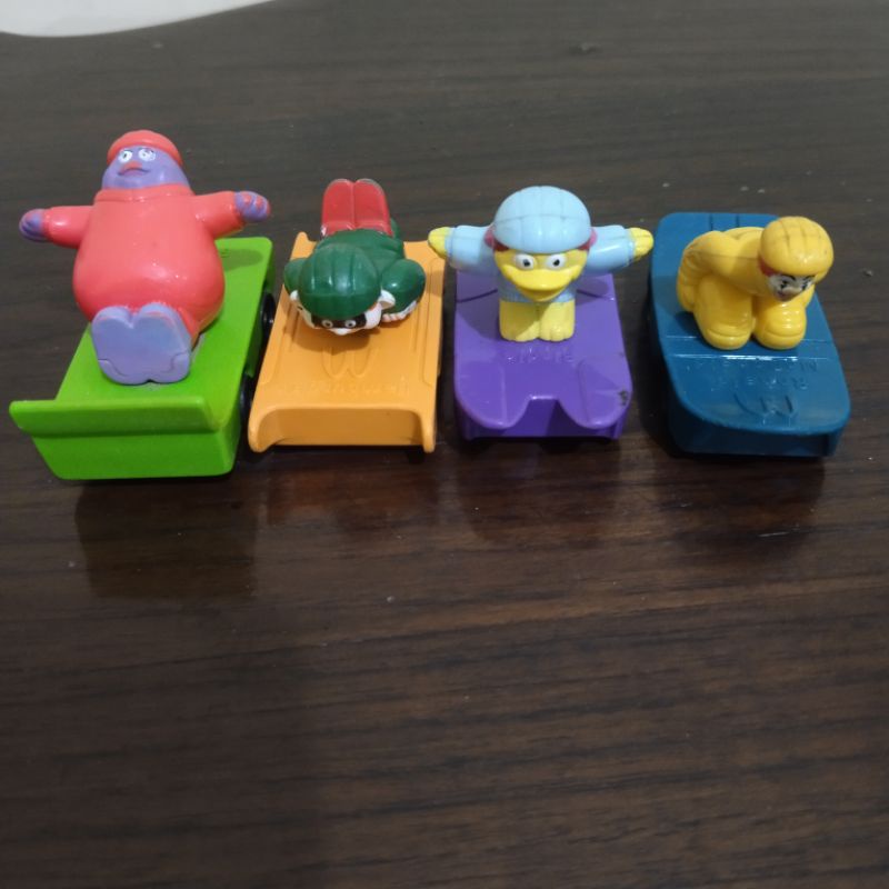 Jual Happy Meal Maskot McDonald's Ronald Birdie Hamburglar & Grimace ...