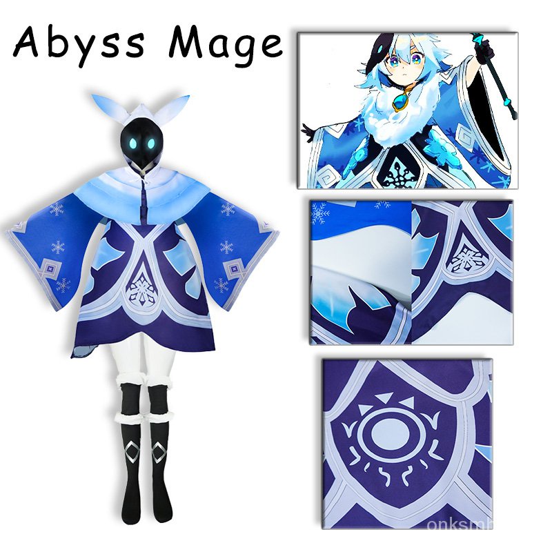 Jual Genshin Impact Abyss Mage Cosplay Ice Game Animation Corner Unisex ...
