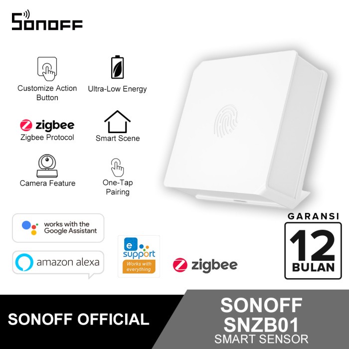 Jual Sonoff Smart Wireless Switch SNZB-01 Zigbee Sakelar Wireless IOT | Shopee Indonesia