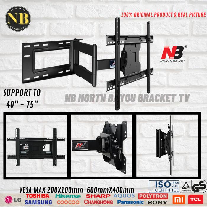 Jual Nbsp2 North Bayou Nb Sp2 40"-80" Tv Breket Swiffel Bracket Tv 80 ...