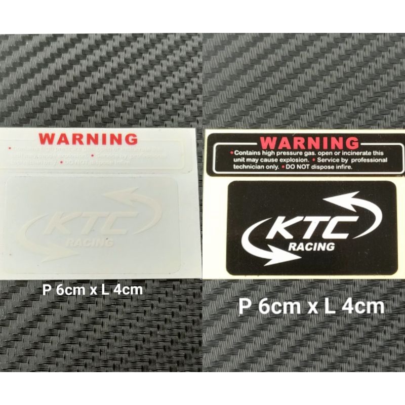 Jual stiker print ktc kitaco shock transparan berkualitas | Shopee ...