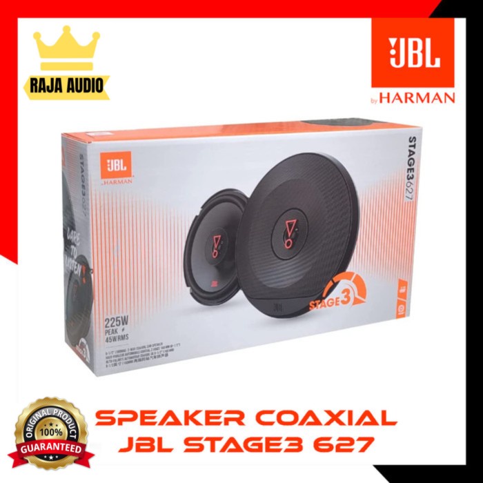 Jual Best Seller Jbl Stage3 627 Speaker Coaxial 6,5" Inch 2-Way Stage 3 Pintu Mobil | Shopee ...