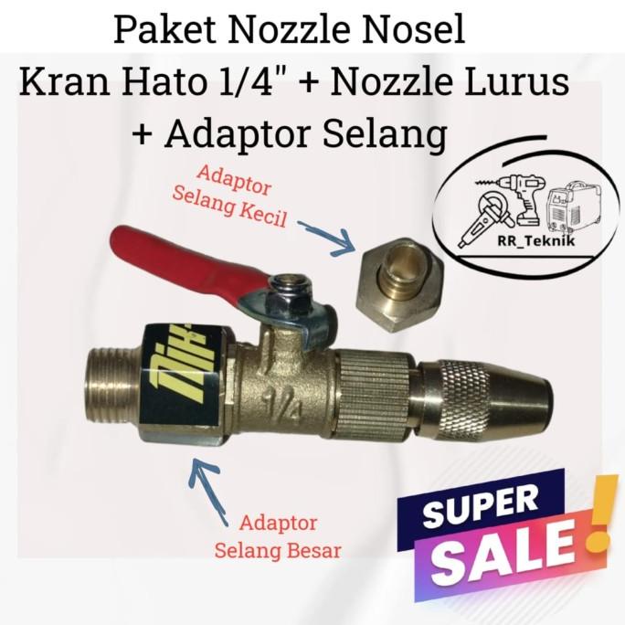 Jual Nozzle Nosel Kran Cuci Ac Motor Mobil Jet Cleaner Sprayer Small ...