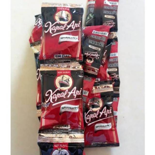 Jual (RENCENGAN) KOPI KAPAL API SPECIAL 10 PCS @ 6 GR 6 KECIL HITAM ...