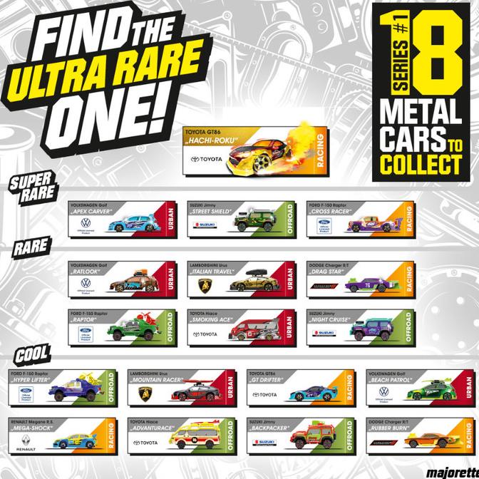 Jual Majorette Car Tune Ups Shelf Display 20 | Shopee Indonesia