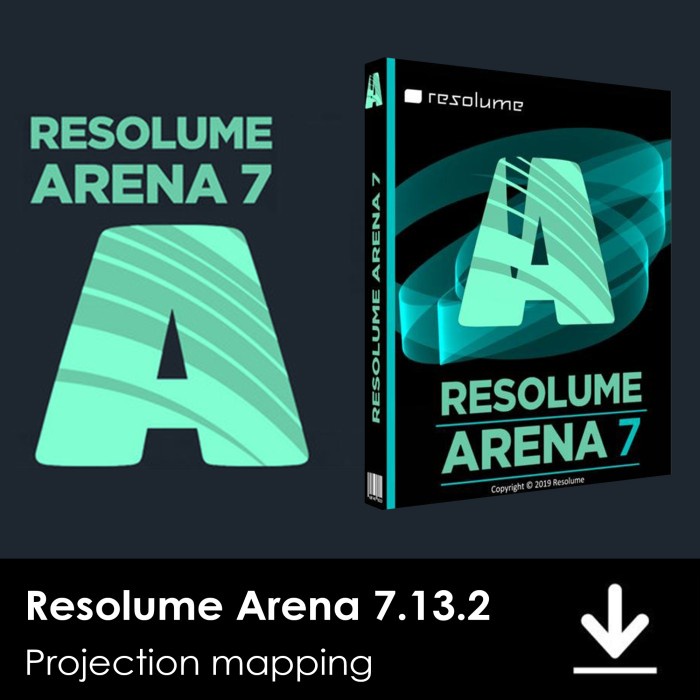 Jual Softwar3 Blending Output Proyektor: Resolume Arena 7W | Shopee Indonesia
