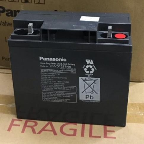 Jual Battery Kering Panasonic Original LC-VD1217P 12V 17Ah LK GRAB GO ...