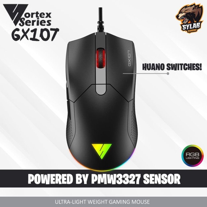 Jual Vortex GX107 RGB Gaming Mouse | Shopee Indonesia