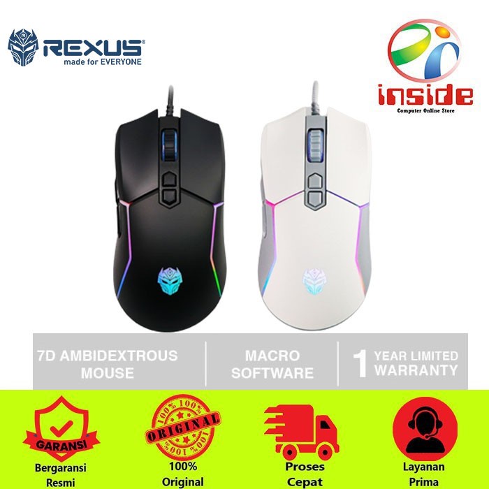 Jual Rexus Mouse Gaming Xierra X16 | Shopee Indonesia