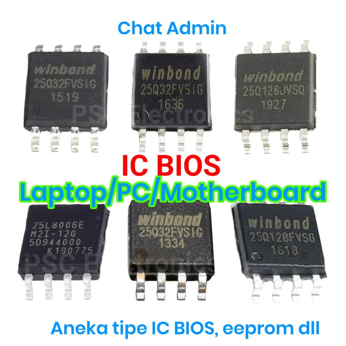 Jual Terlaris Ic Bios Eeprom Laptop Motherboard Pc Berikut Isi Program | Shopee Indonesia