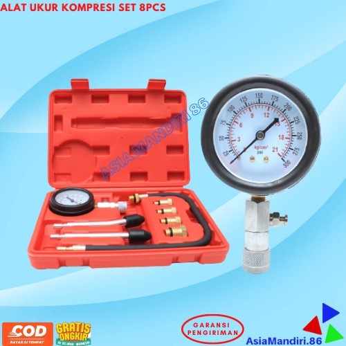 Jual ALAT PENGUKUR TEKANAN GAS MESIN CYLINDER COMPRESSION TES KOMPRESI ...