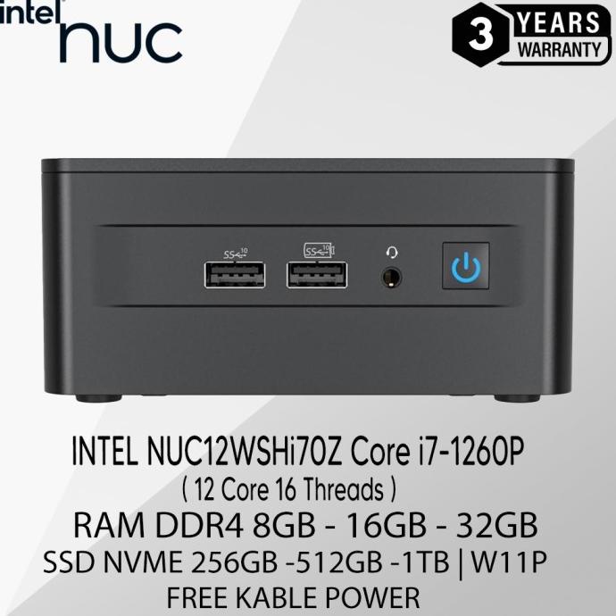 Jual MINI PC INTEL NUC i7 GEN 12 FULLSET+RAM+SSD+W11 |NUC12WSHi7 ...