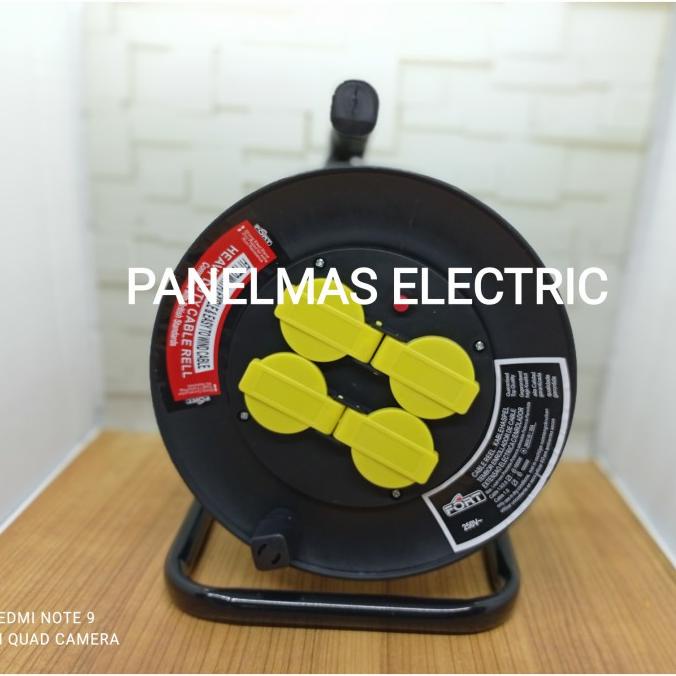 Jual Fort - Kabel Roll 25m 25 meter Cable Roll Heavy Duty 25 Meter QB ...