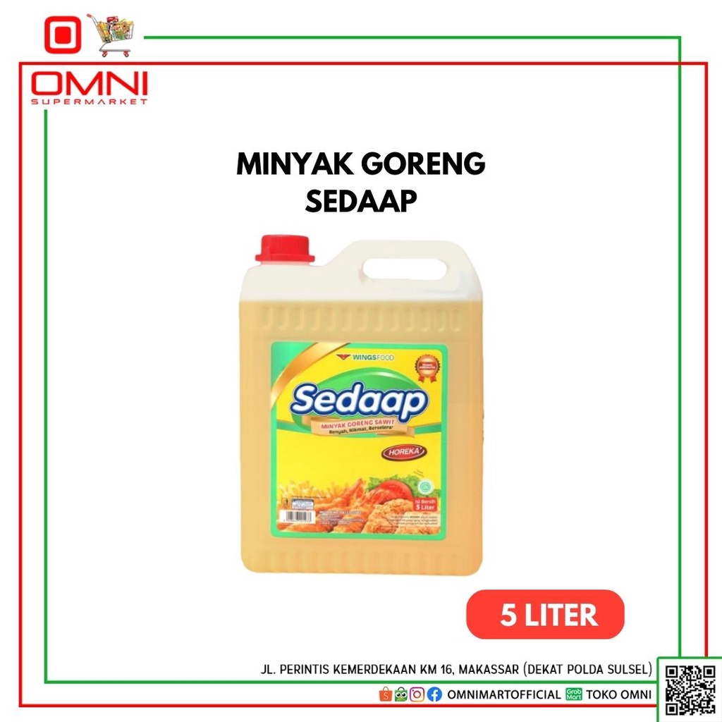 Jual Sedaap Minyak Goreng Jerigen 5 Liter | Shopee Indonesia
