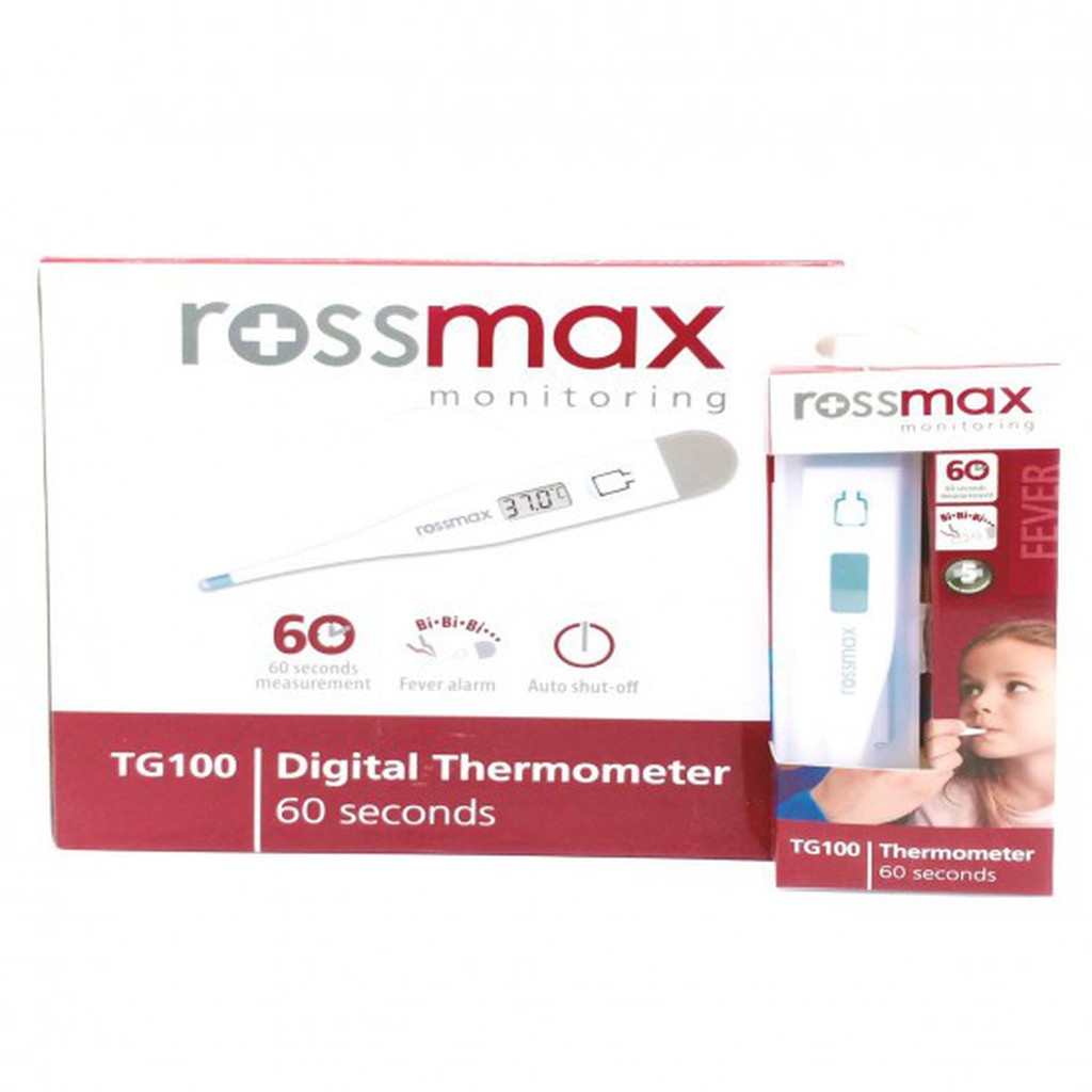 Jual Rossmax TG-100 Digital Thermometer untuk Mengukur Suhu Tubuh (1 ...