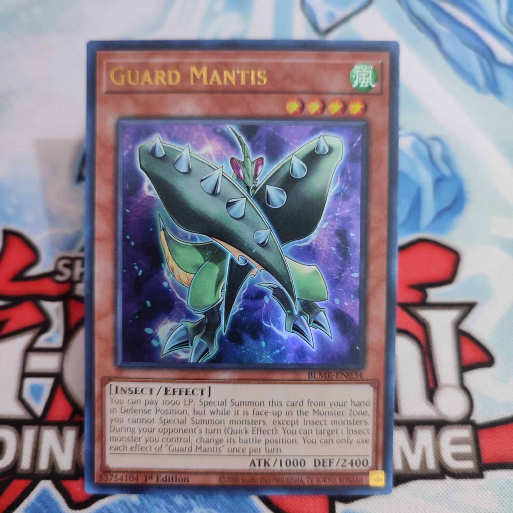 Jual yugioh guard mantis BLMR ultra rare original | Shopee Indonesia