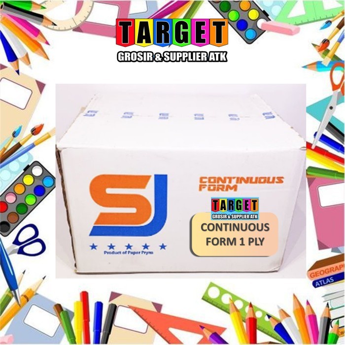 Jual Best Seller Kertas Continuous Form 1 Ply/2 Ply/3 Ply/4 Ply/5 Ply/6 ...