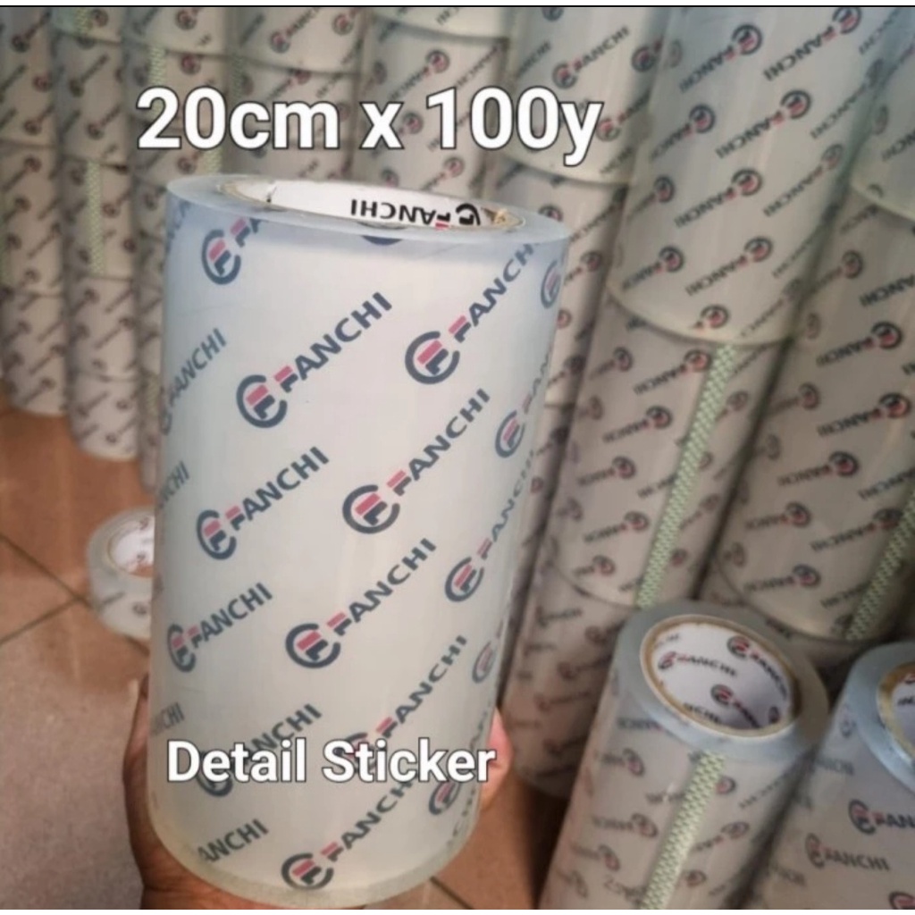 Jual Transfer Tape Masking Tape Transfer Sticker FANCHI 20cm x 100y ...