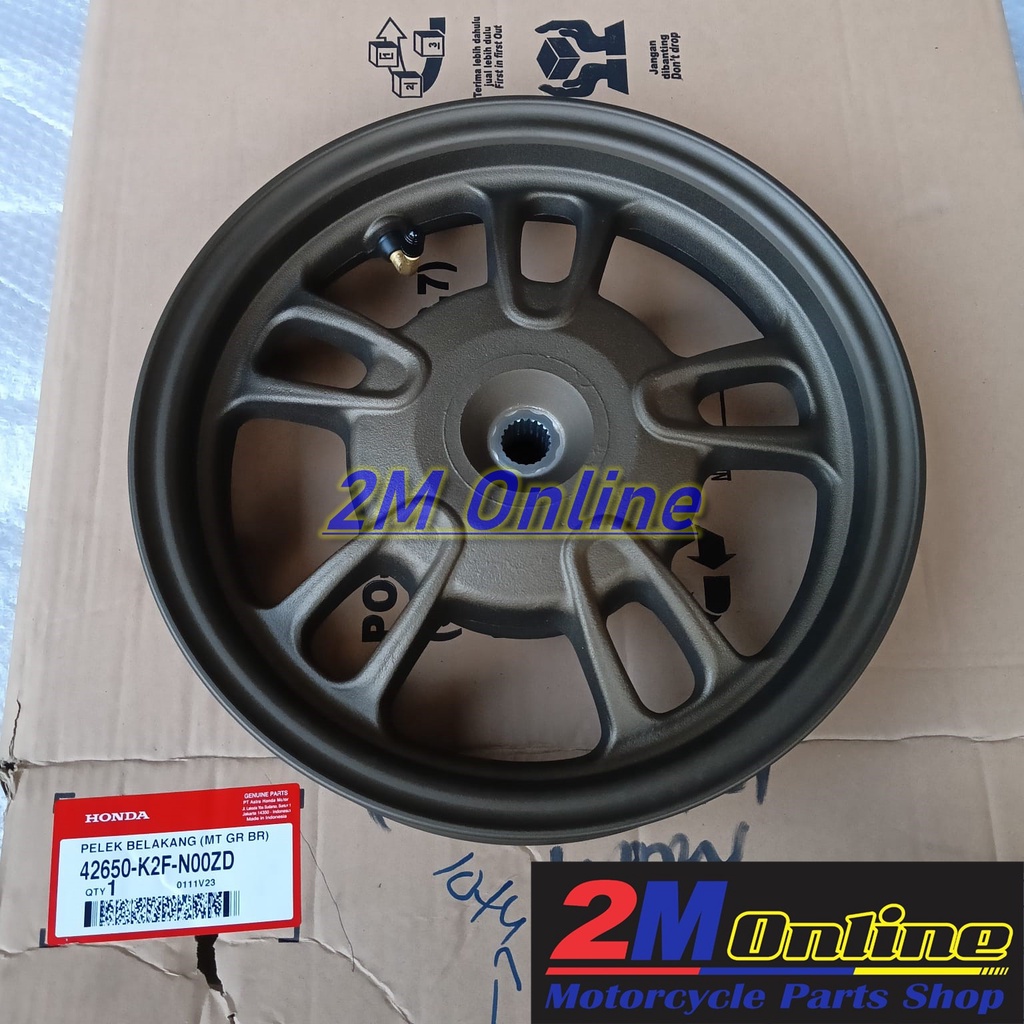 Jual 42650K2FN00ZD Velg CW Scoopy LED New Belakang Gold Ori AHM ...