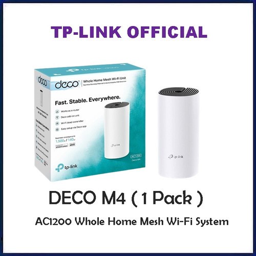Jual TP-LINK DECO M4 AC1200 Tplink Whole Home Mesh Wi-Fi System (1 PACK ...