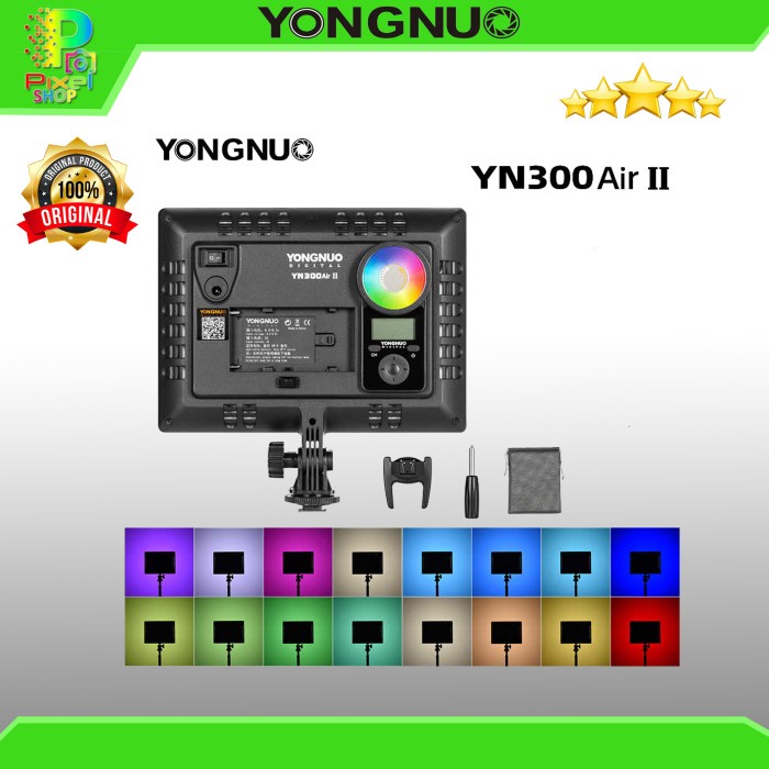 Jual Quality Best Led Light Yongnuo Yn300 Air Ii Rgb Original | Shopee ...