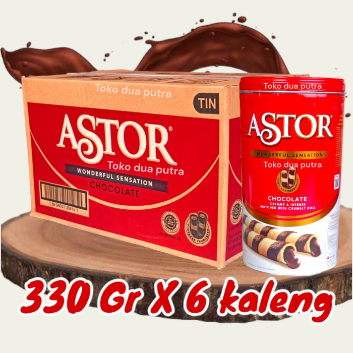 Jual Astor Double Coklat 330 Gr X 6 Kaleng ( Harga ) | Shopee Indonesia