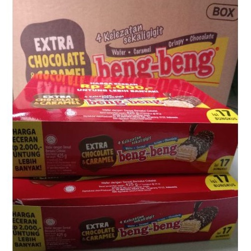 Jual beng-beng extra Chocolate & Caramel isi 17 pcs | Shopee Indonesia
